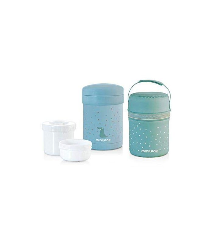Set Termos Azul: Termo Sólido de 700 ml y Termo Líquidos de 350 ml ...